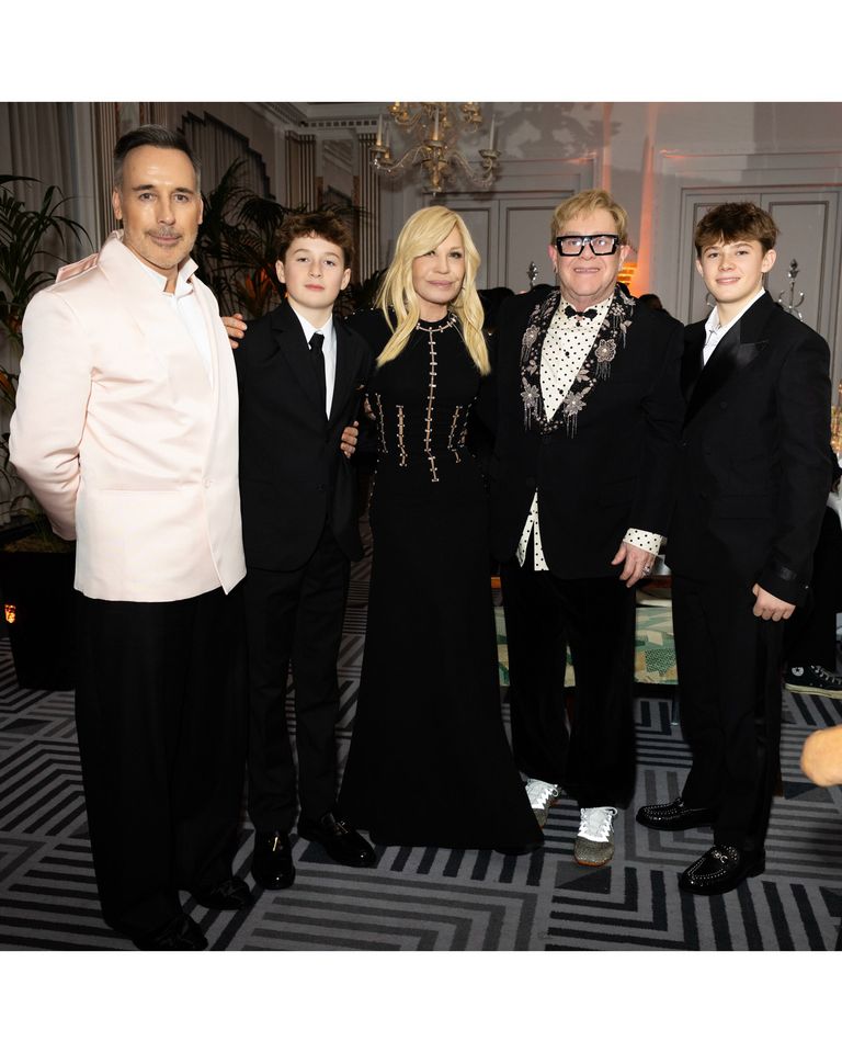 Elton John's sons Zachary, 15, and Elijah, 12, look all grown up as ...