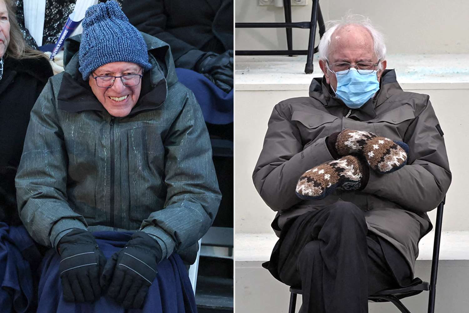 Bernie Sanders' cozy inauguration look goes viral again 5 years after ...