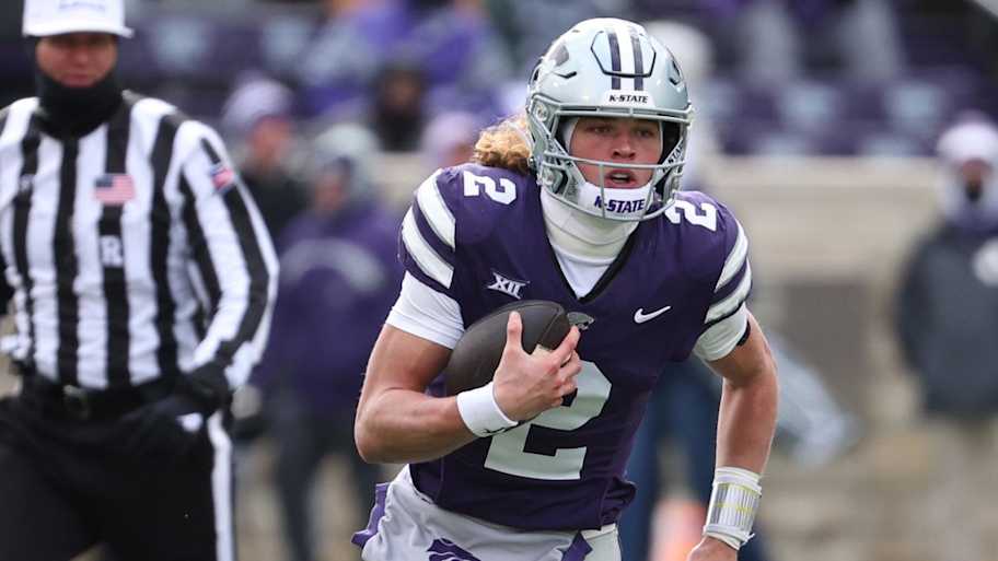 Kansas State quarterback Avery Johnson says he’s returning for 2026 season