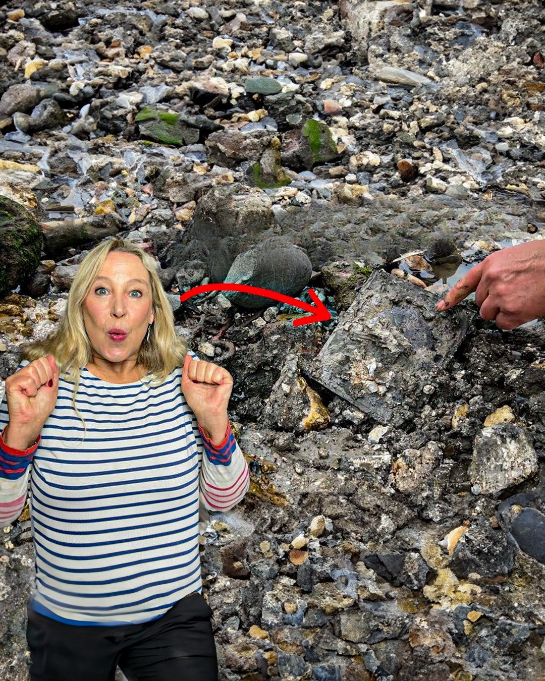 You won’t believe what emerged from the mud!