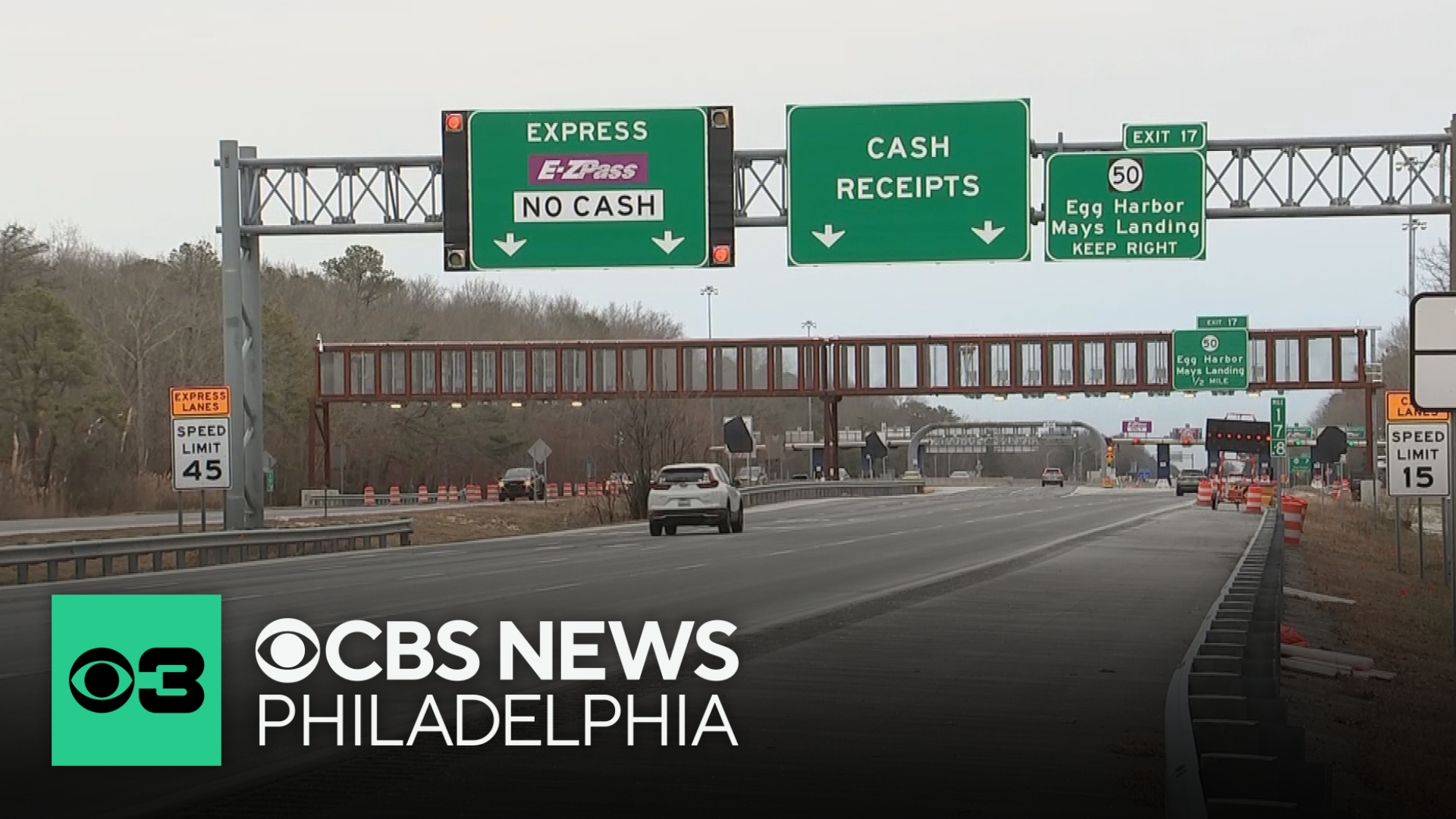 Atlantic City Expressway to replace cash toll plazas with new toll-by ...