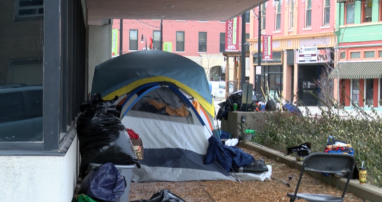 Tents removed from outside Project Now, Rock Island; people living ...
