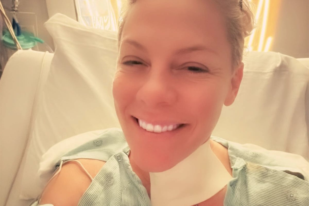 Singer Pink reveals she spent New Year's in the hospital in candid post
