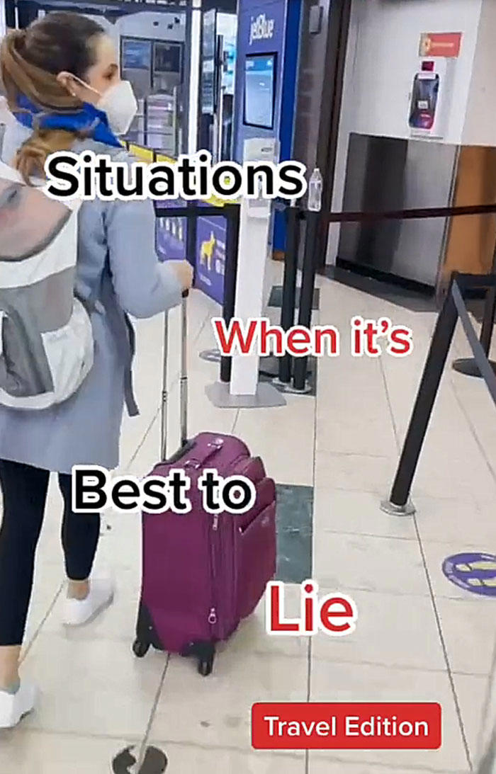 42 situations when you should lie, posted by this TikToker who gives ...