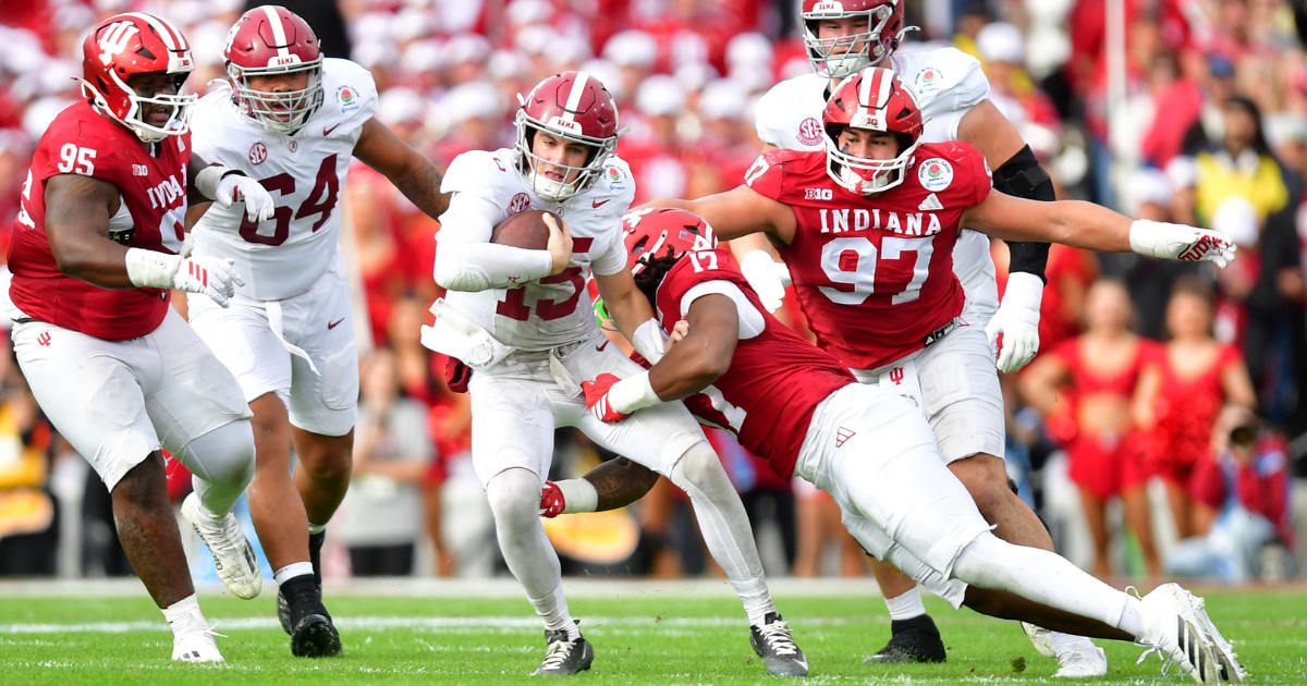 No Daley, no problem as Indiana’s defense dominates Alabama in Rose ...