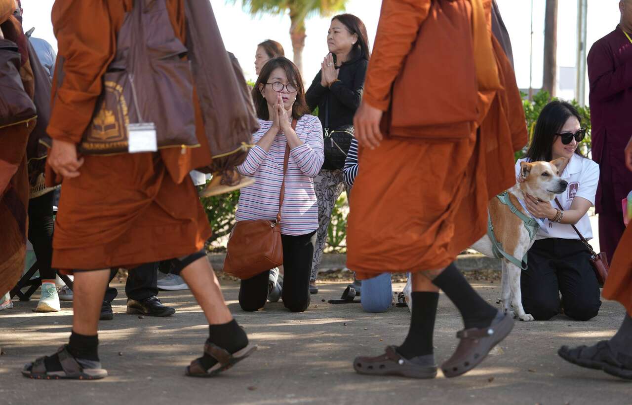 Buddhist monk reunites with Walk for Peace group in Georgia after leg ...
