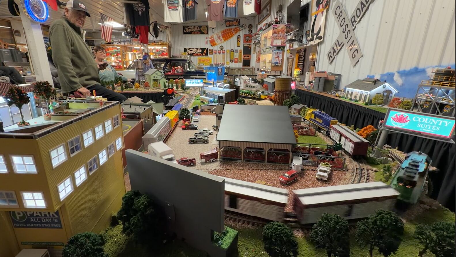 ‘It’s been a nice hobby’: Bowman man creates mini model train, city ...