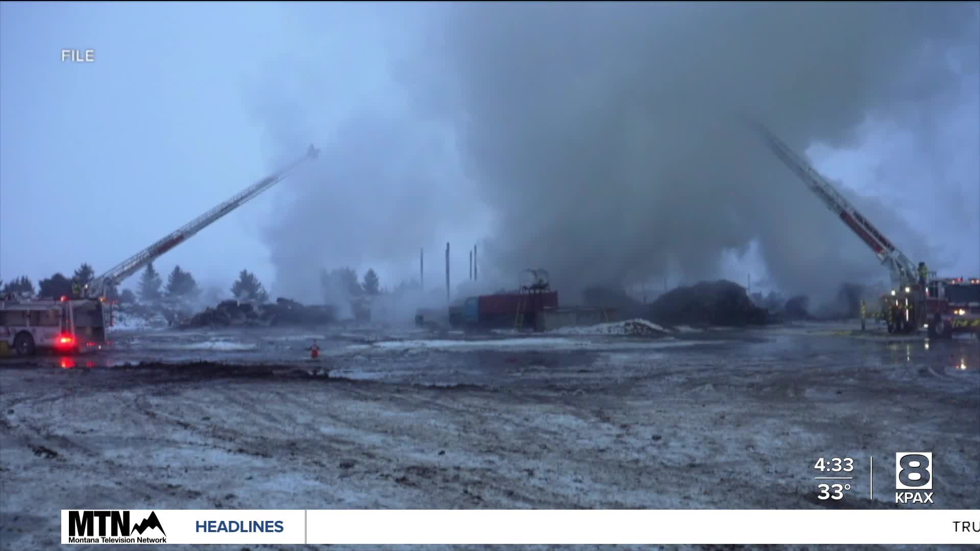 Salute to service: Over a dozen agencies responded to large fire near ...