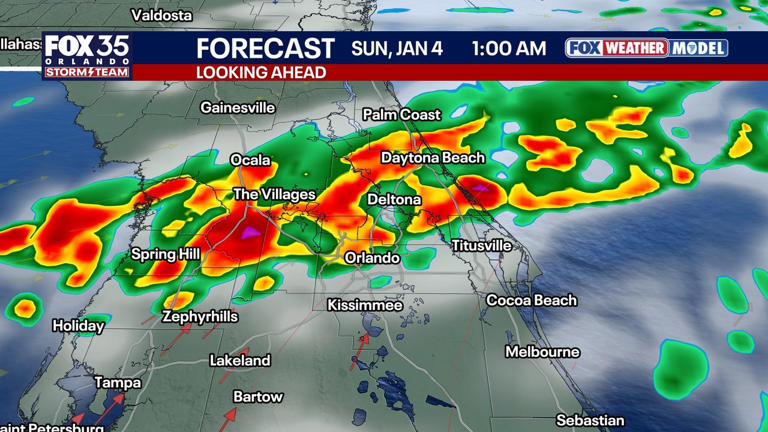 Orlando weather: Front expected to bring storms, gusty winds to parts ...
