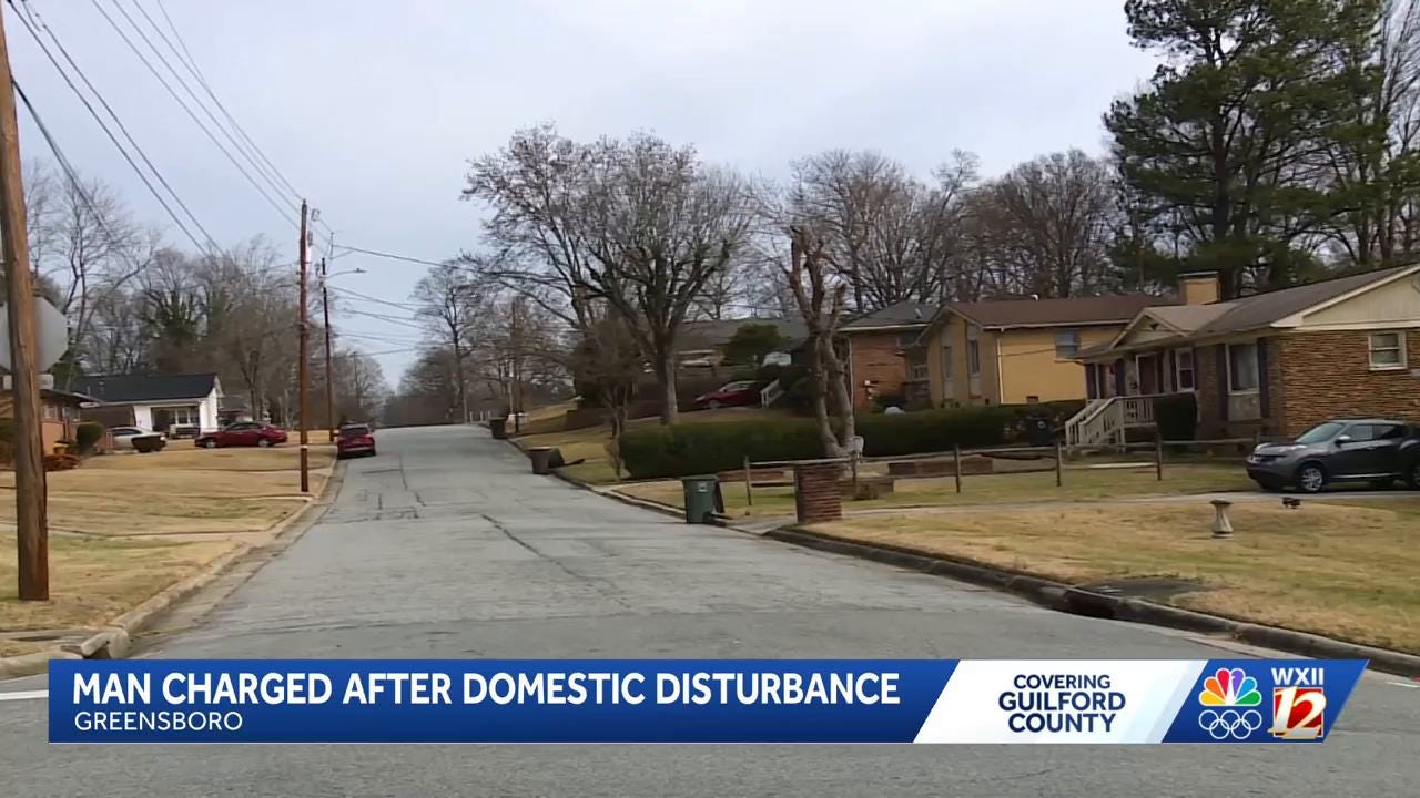 Man faces charges after domestic dispute on Kirkman Street, Greensboro ...
