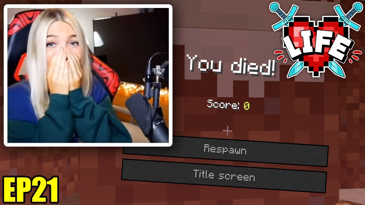 Minecraft X Life SMP ep21 - She died because of my trap