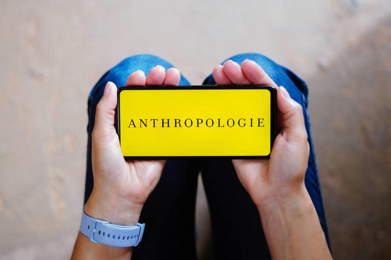 Anthropologie has a subtle initial necklace on sale for $15 that’s ...