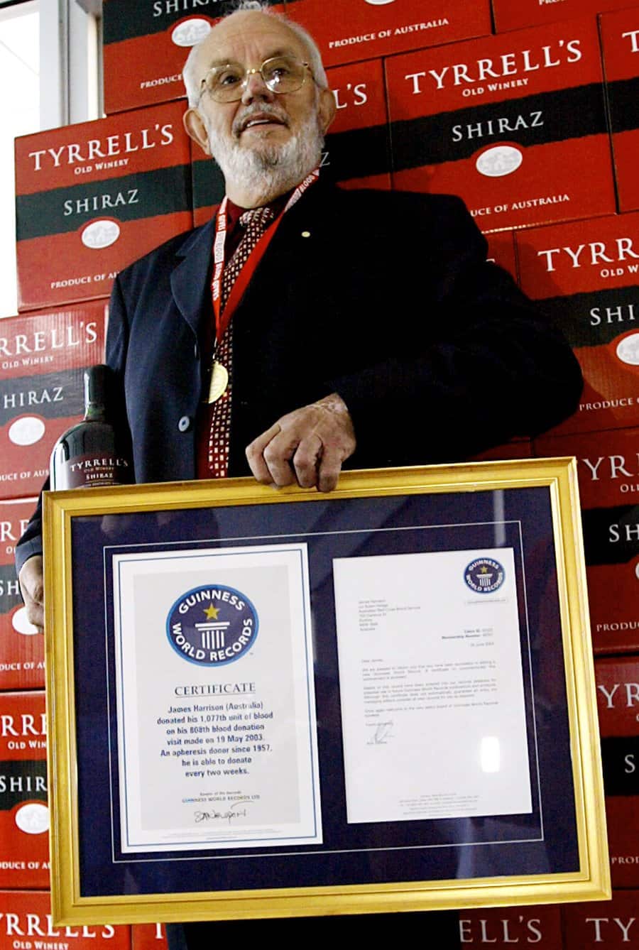The man who saved 2.4 million babies with his blood despite being ...