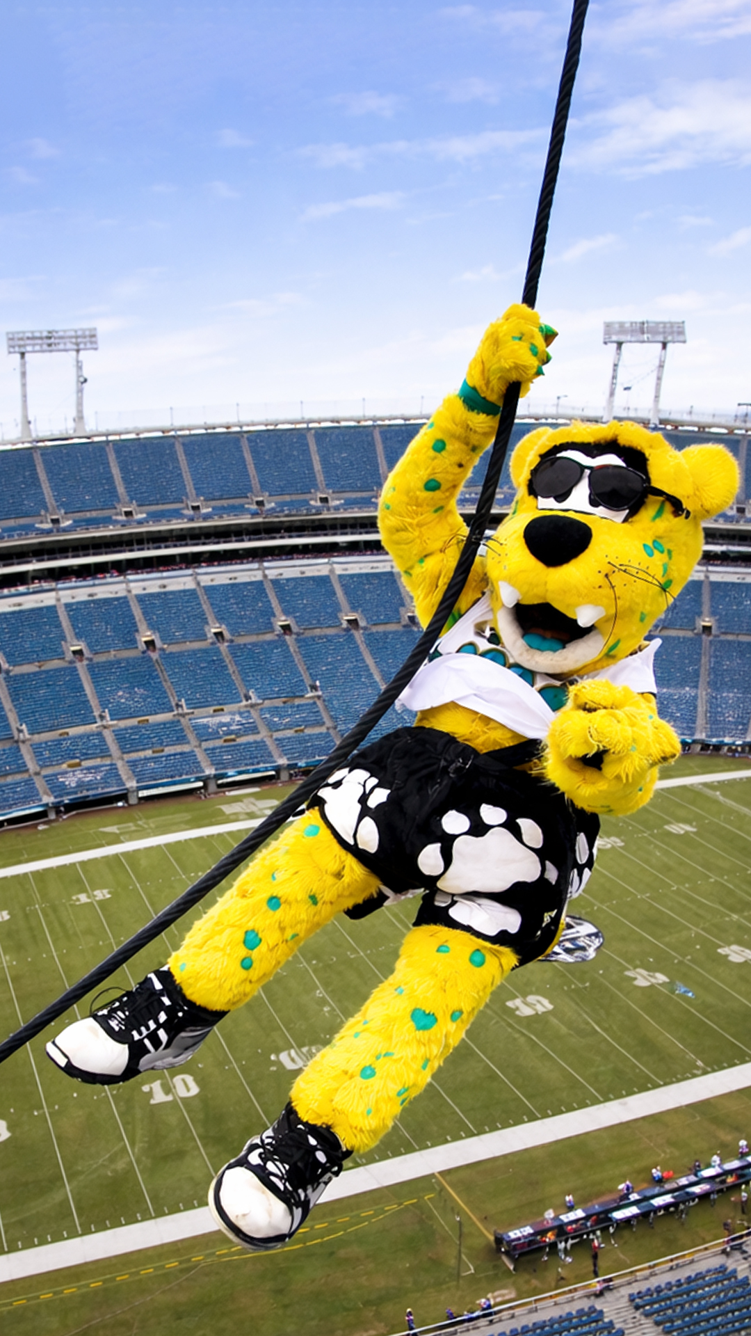 Dropping into a stadium with Jaxson De Ville