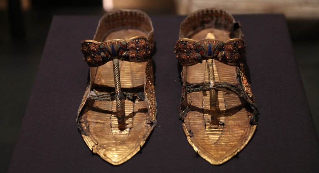 The history behind the shoes in King Tutankhamun's tomb