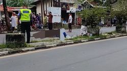 Kronologi kecelakaan pengendara sepeda motor di Jalan Sisingamangraja ...