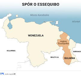 Maduro groził wojną sąsiadowi. Kolonialne źródła konfliktu o naftowe ...