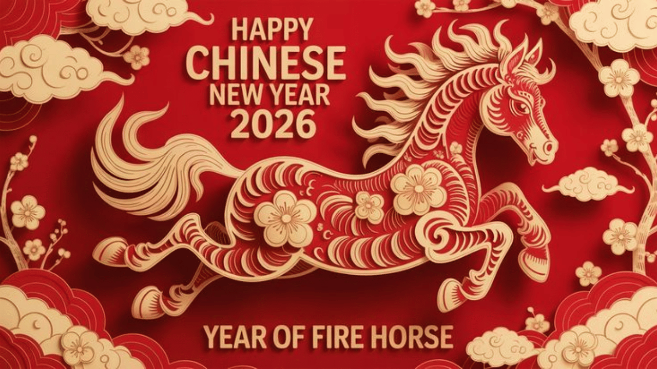 When Chinese New Year falls in 2026 and what year of horse symbolises