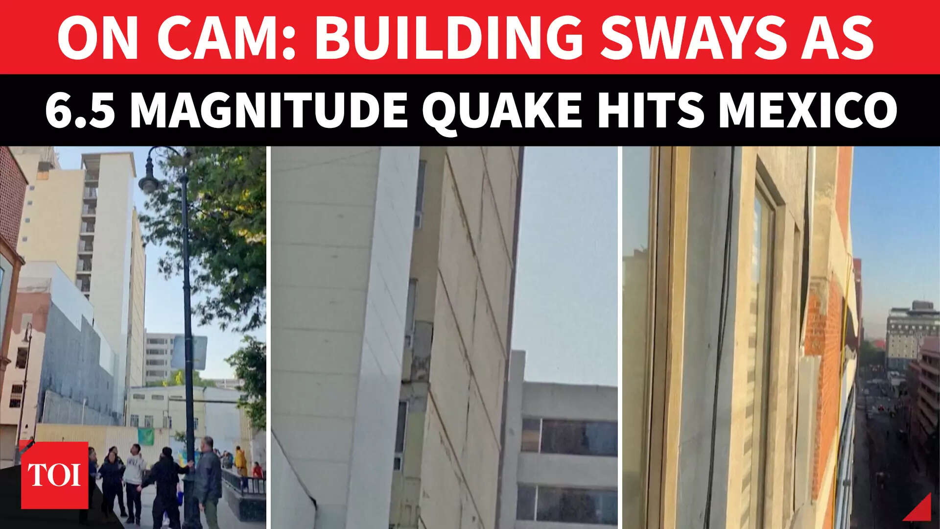 Mexico quake: Buildings shake, people flee, seismic shock interrupts ...