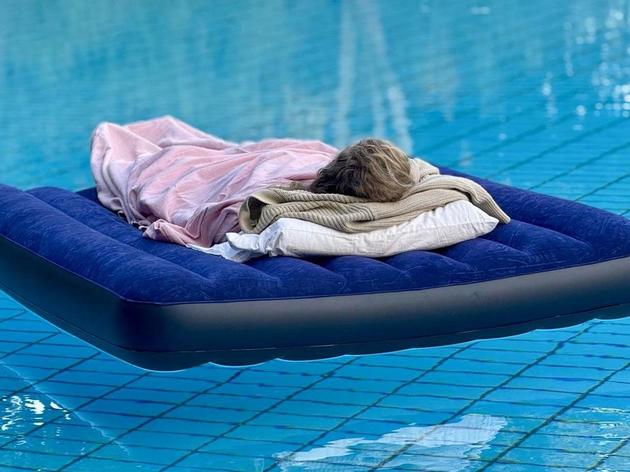 Kraft tanken auf sanften Wellen