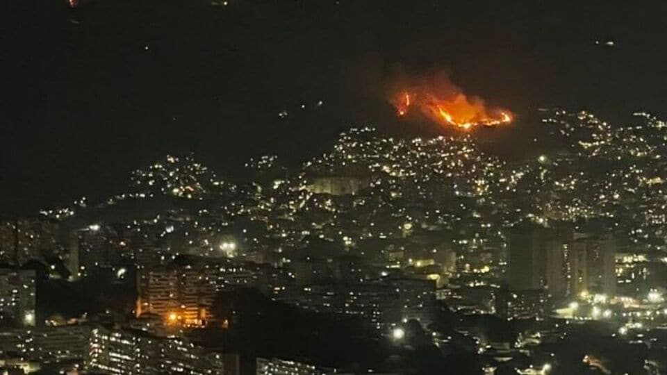 Viral videos capture blast in Venezuela's Caracas, President Nicolas ...