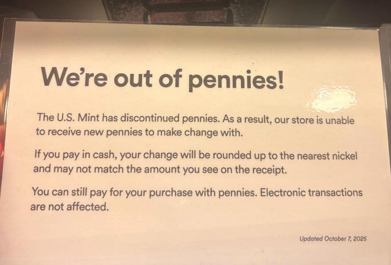 Fewer pennies, more problems: Why retailers are pleading for exact change