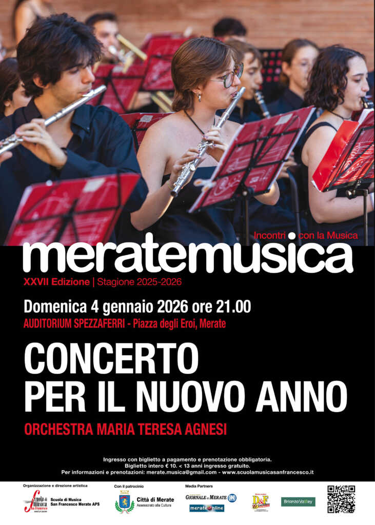 Merate celebra il nuovo anno con il concerto dell’orchestra Agnesi