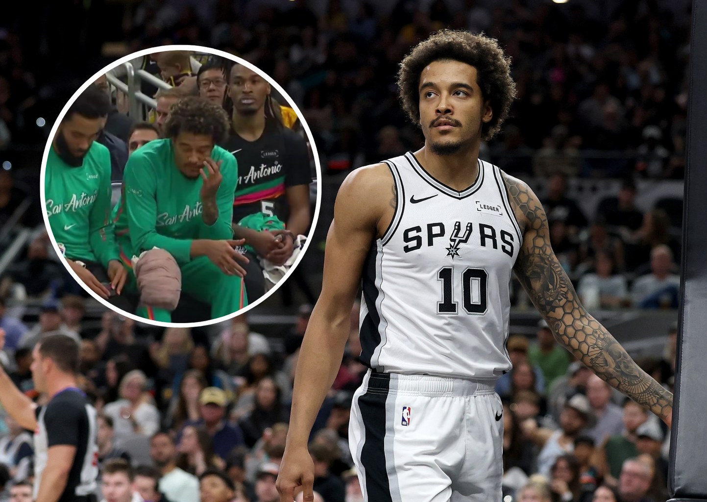 Spurs ze zwrotem akcji, kamera nagle pokazała Sochana. Niepokojące obrazki