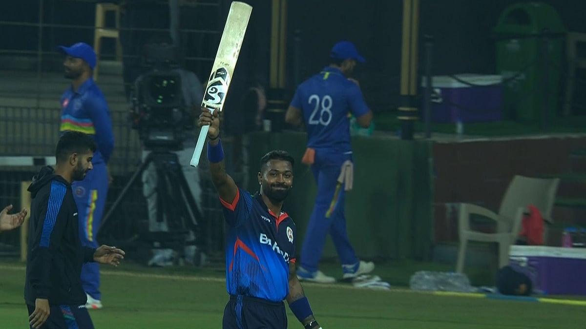 Hardik Pandya smashes five sixes in an over, scores scintillating Vijay ...