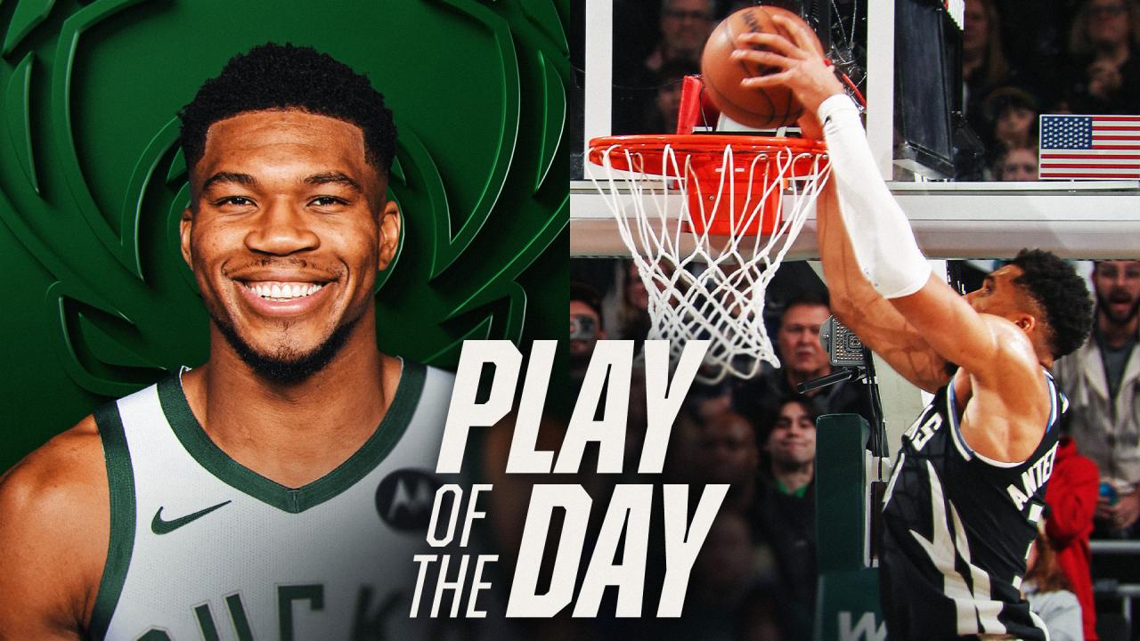 Play of the day: Giannis Antetokounmpo - Jan. 2