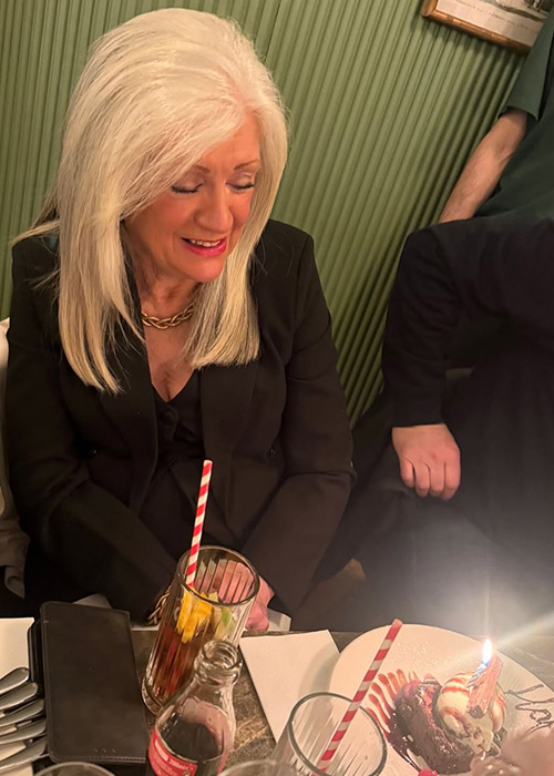 Westlife fans stunned by Nicky Byrne's 'beautiful' mum as he celebrates ...