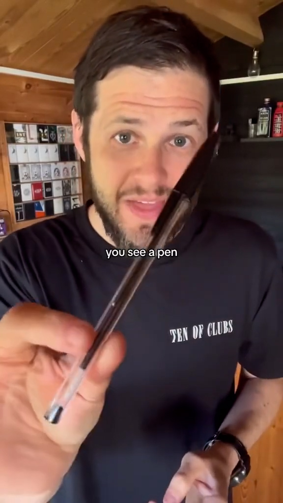 Can you break a pen cap with one flick?