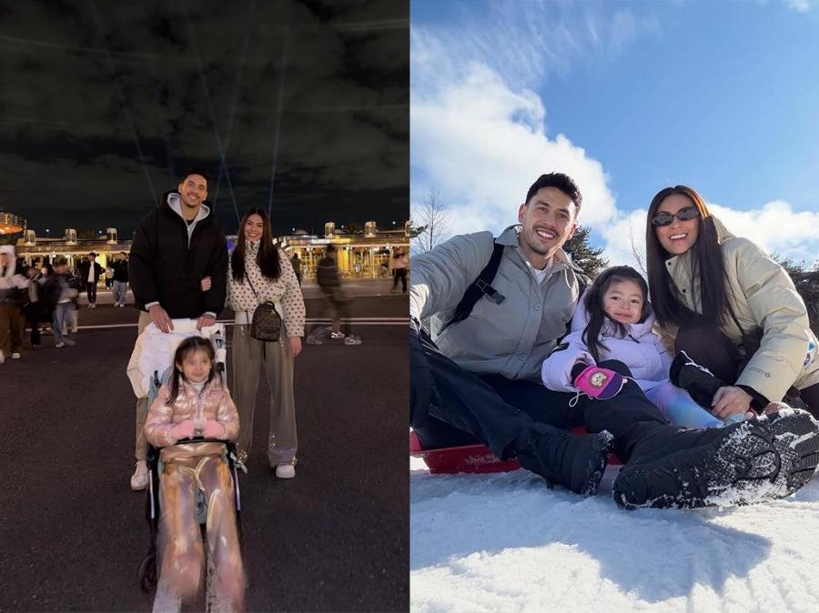 Sam Pinto and family celebrate New Year's in Japan