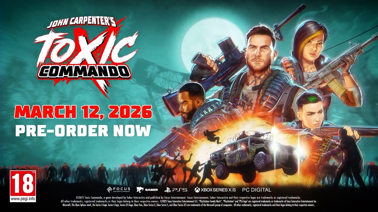 John Carpenter's Toxic Commando official release date trailer