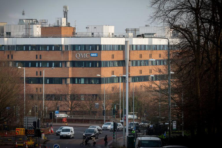 Location of QMC A&E fire revealed as department remains 'exceptionally ...