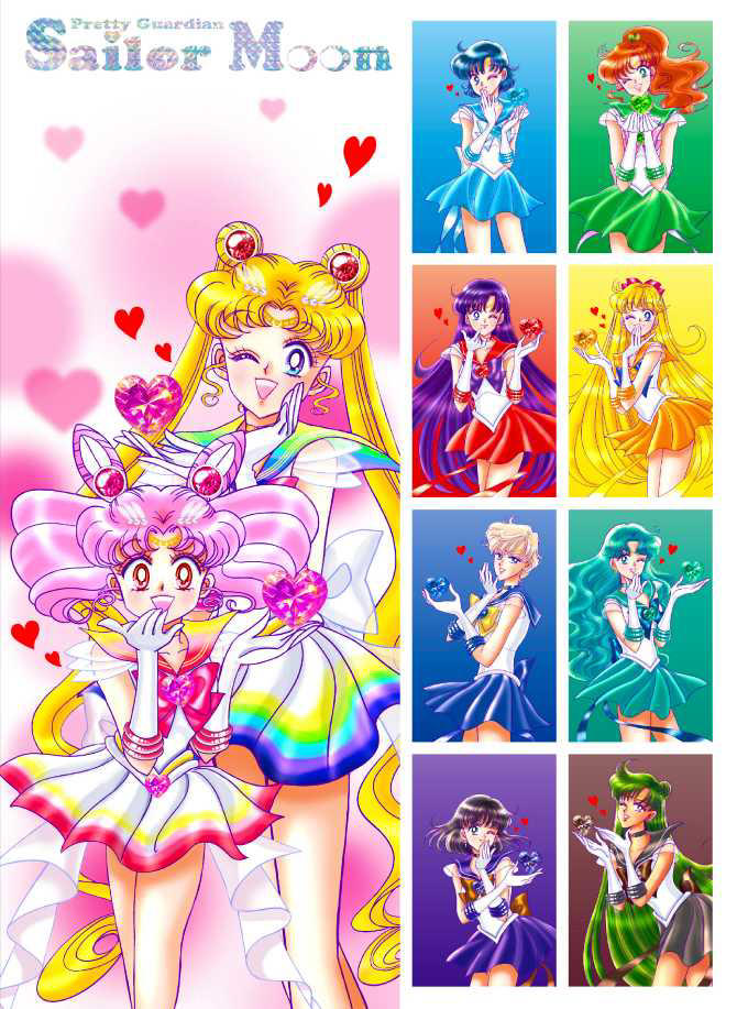 Sailor Moon creator gifts 9 new pieces of original artwork for a sweet ...