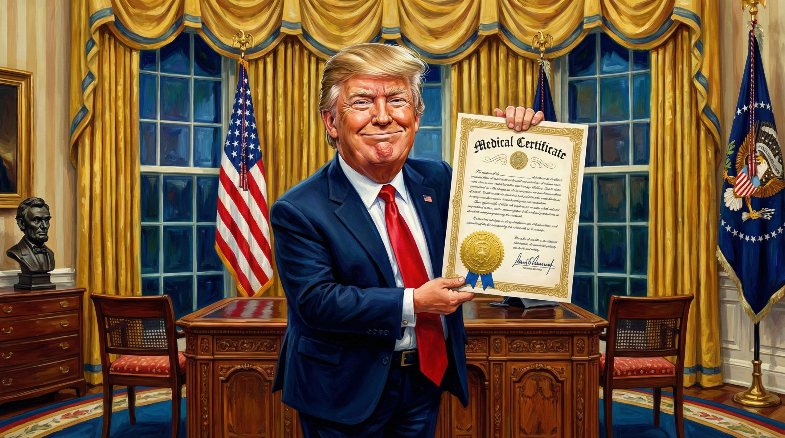 Trump, 79 ans, jure avoir une santé de fer : entre aspirine et ...