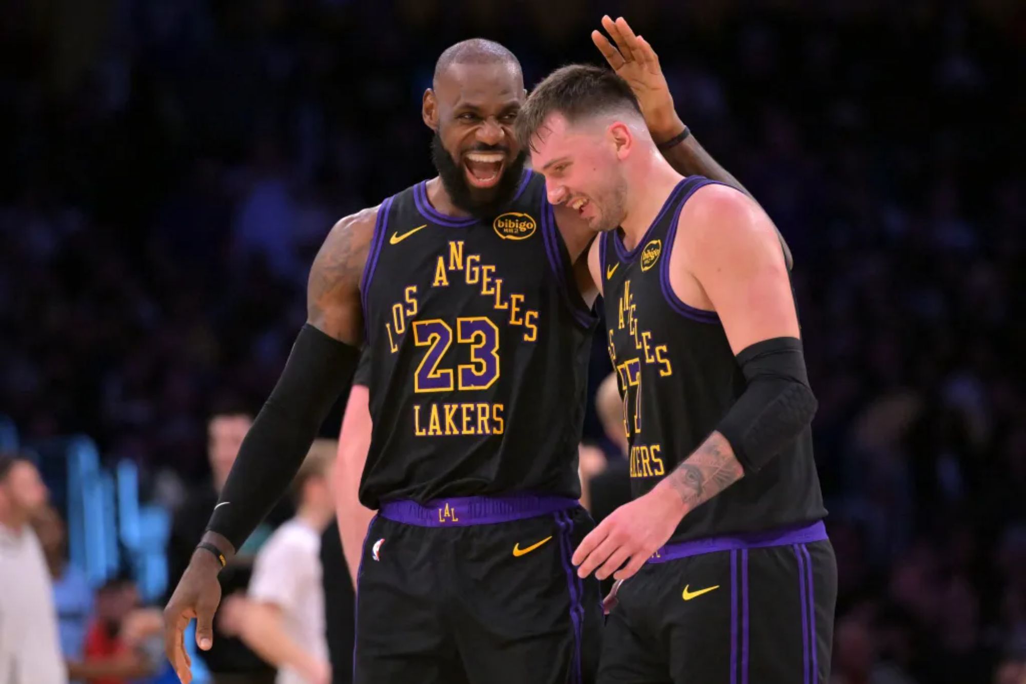LeBron James, Luka Doncic finally put on show at same time in Lakers’ win