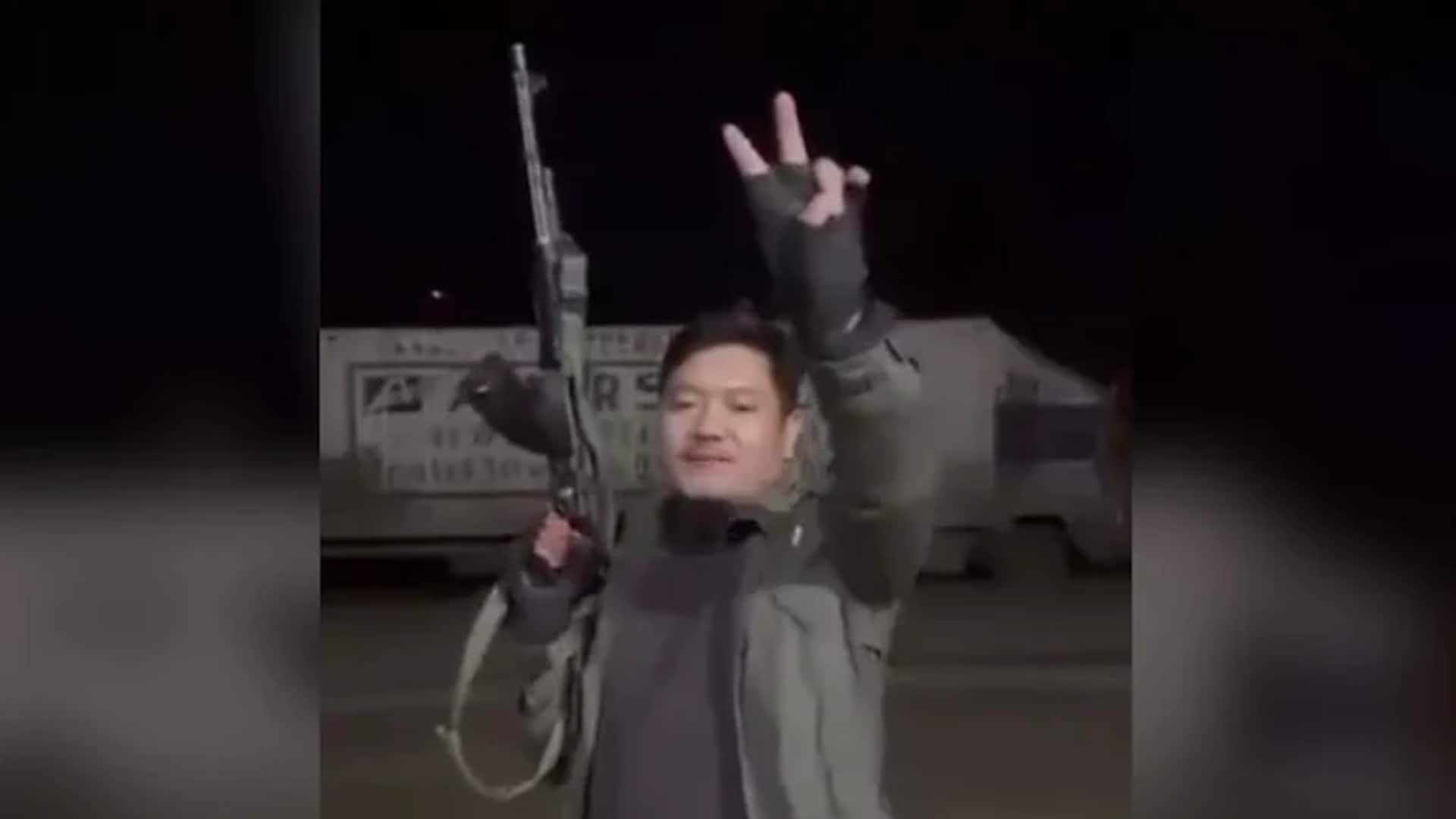 In videos, armed men shoot assault rifles to ring in new year in Manipur