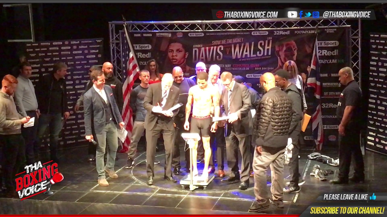 Gervonta Davis vs. Liam Walsh full weigh-in