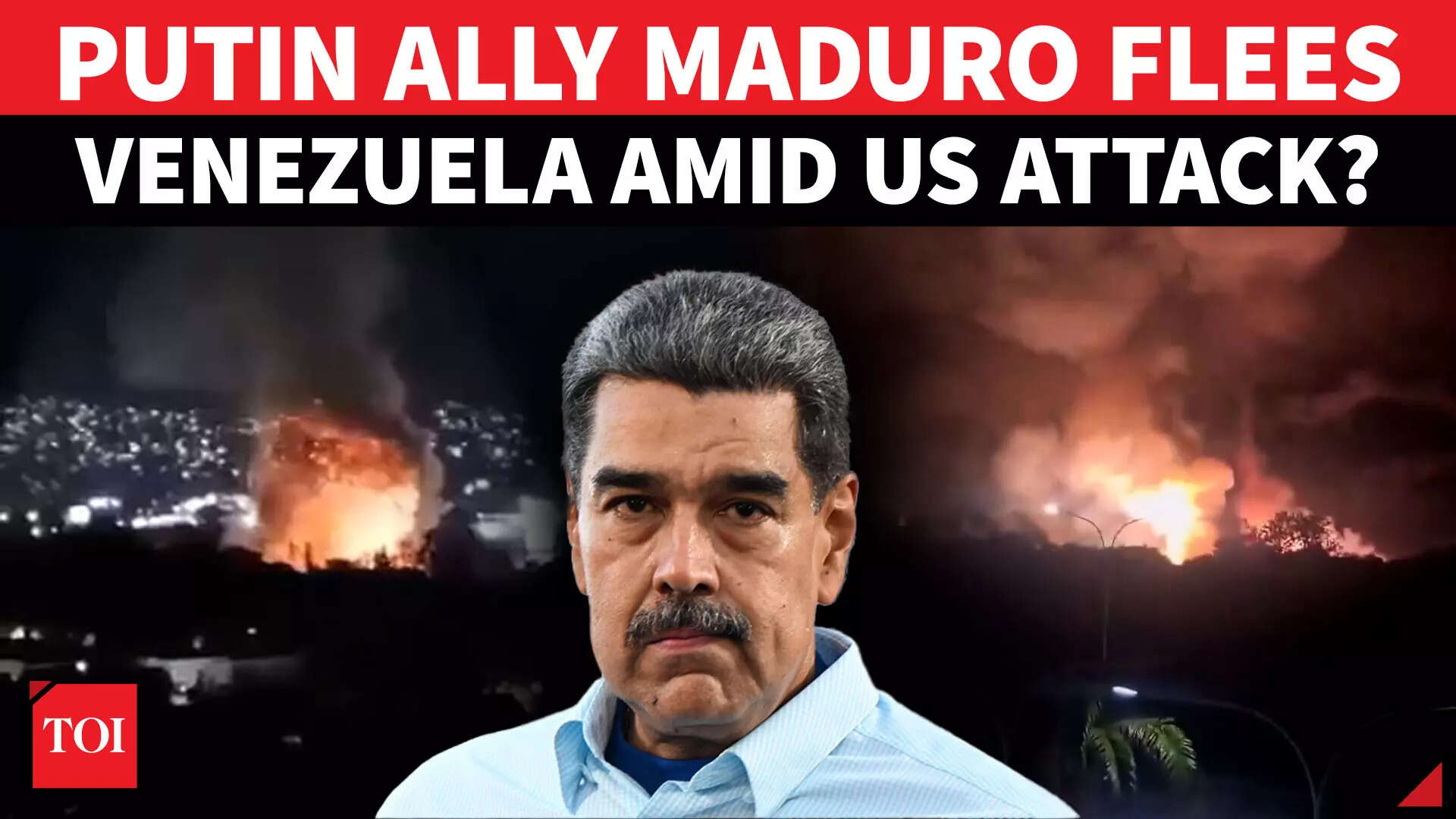 Maduro ‘flees’ Venezuela as US bombs military bases | Insane videos ...