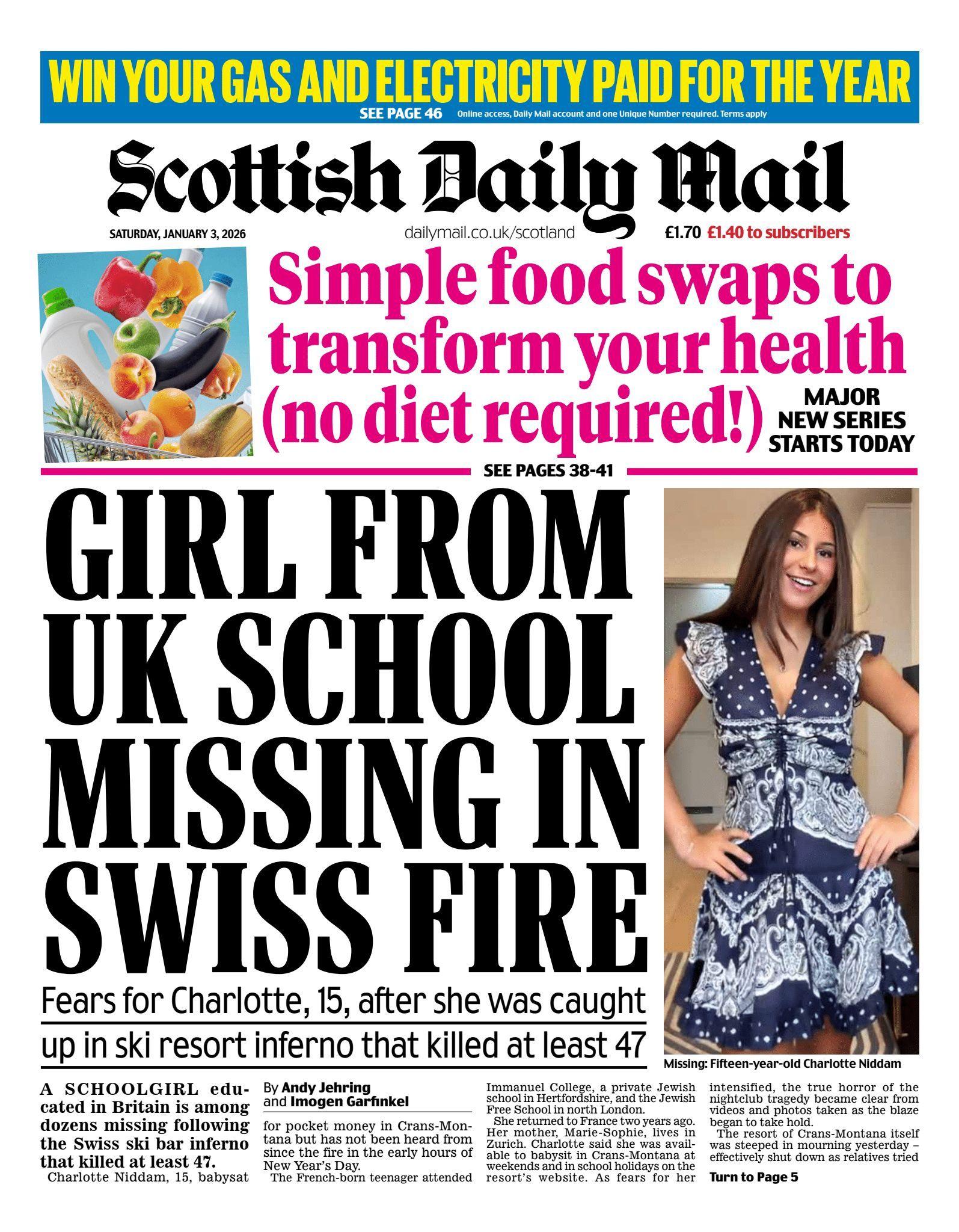 Scotland's papers: School staff payouts and shoplifting crisis