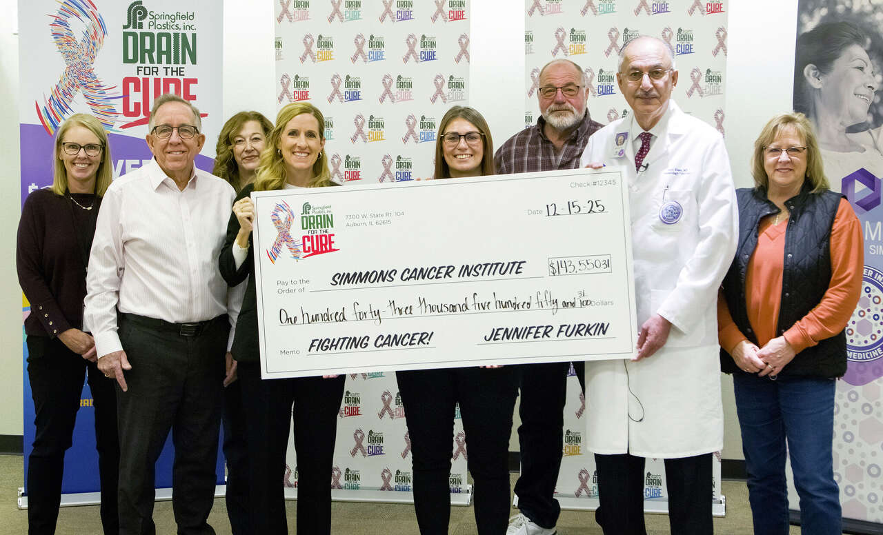 Springfield Plastics donates annual Drain for the Cure funds