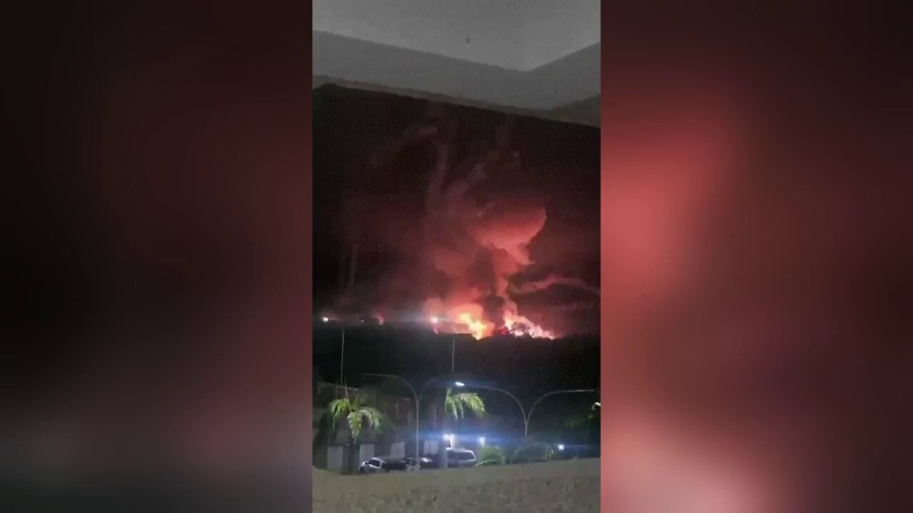 Explosions seen toward Higuerote airport in Venezuela