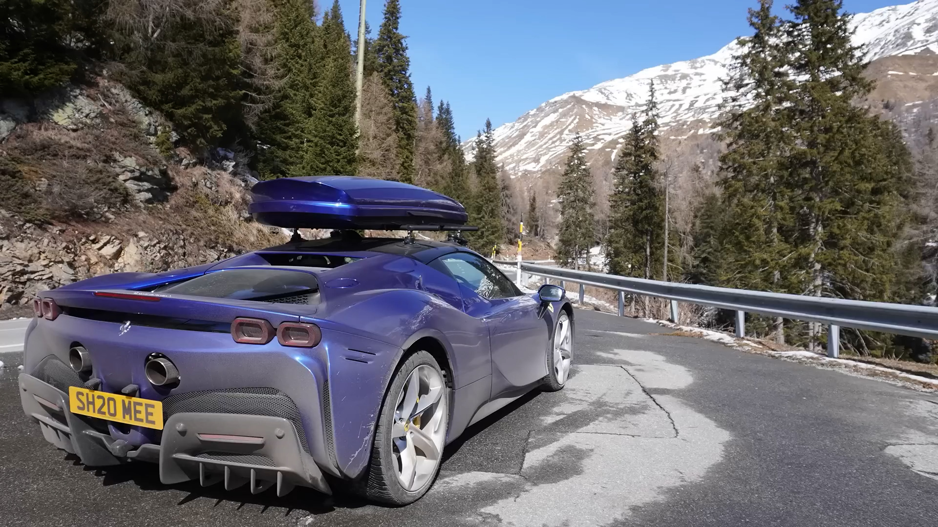 Can you drive a Ferrari SF90 on ice?