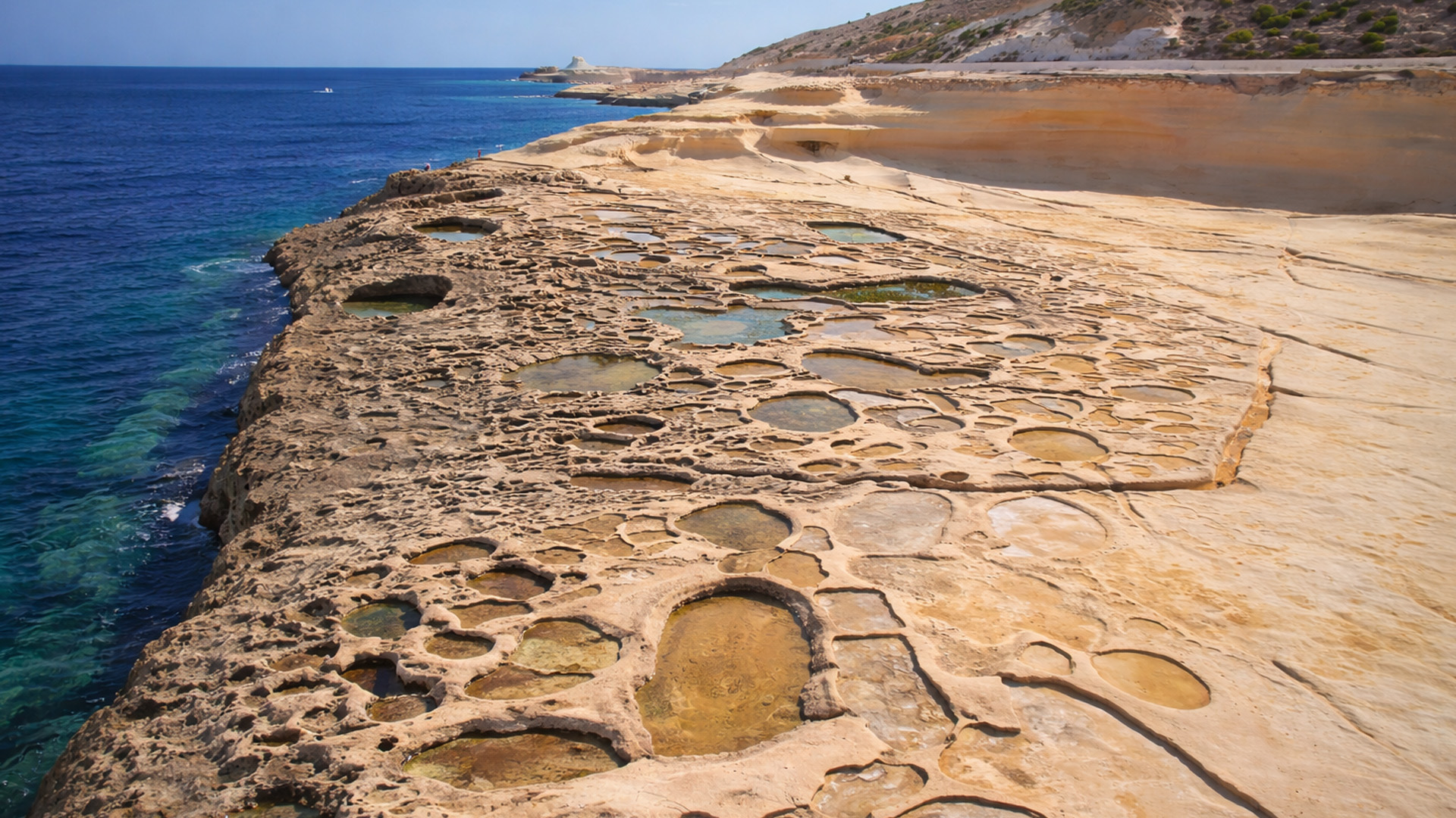 Bijzondere kustlijn waarop je kunt lopen