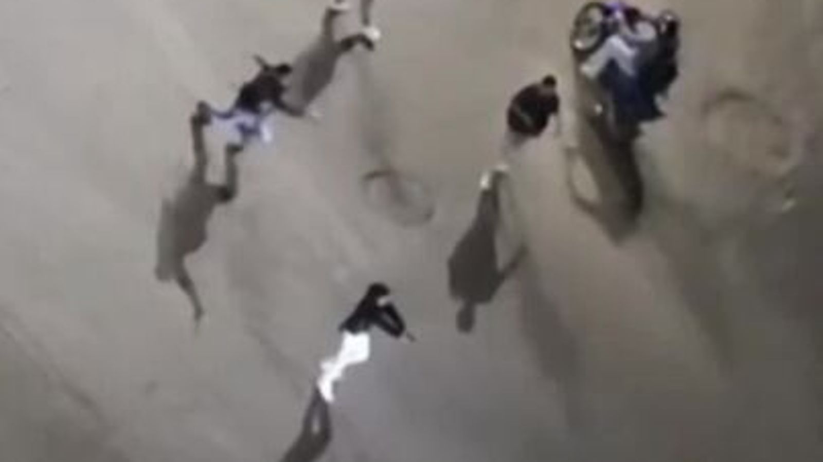 Armed men and tank seen on streets of Venezuela