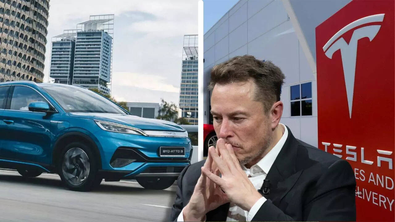 BYD beats Elon Musk's Tesla to become world’s largest EV seller in 2025