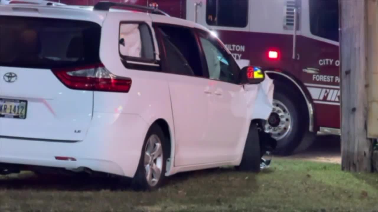 1 person is dead after a 3-vehicle crash in Forest Park