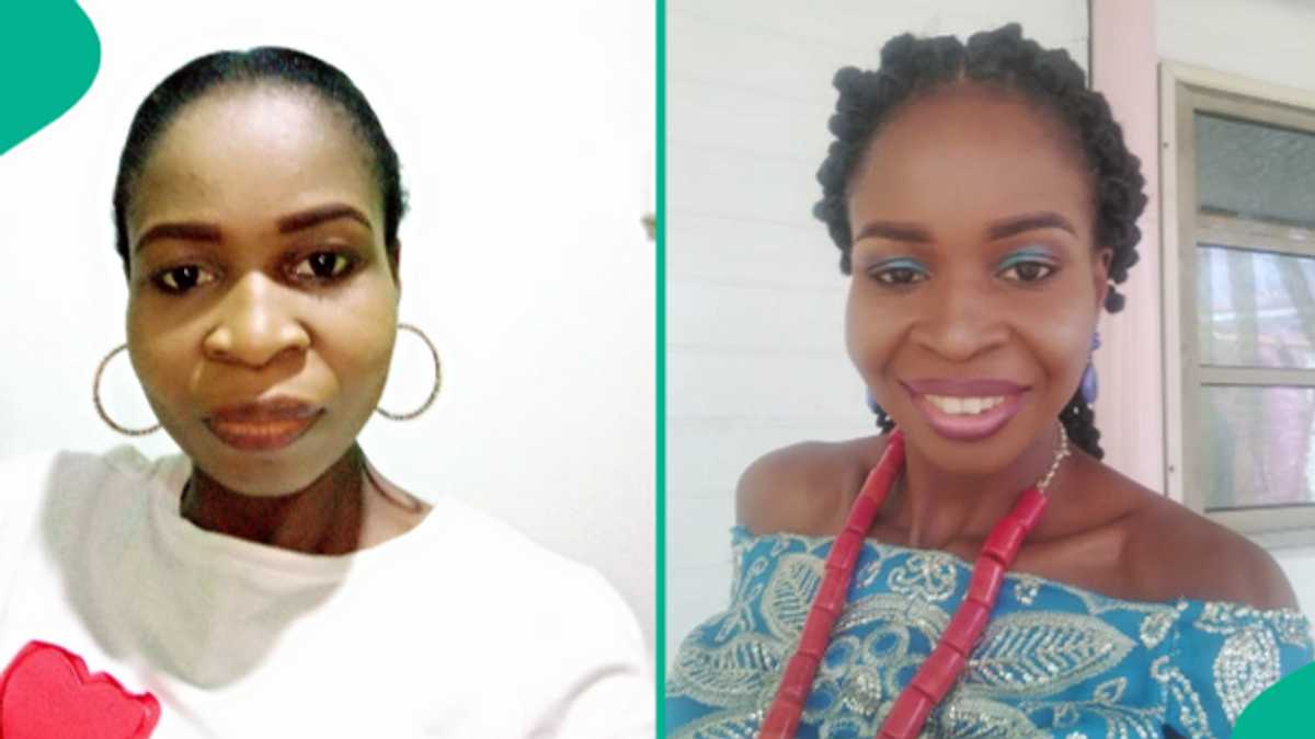 Lady displays the funny description she used for bank transfer